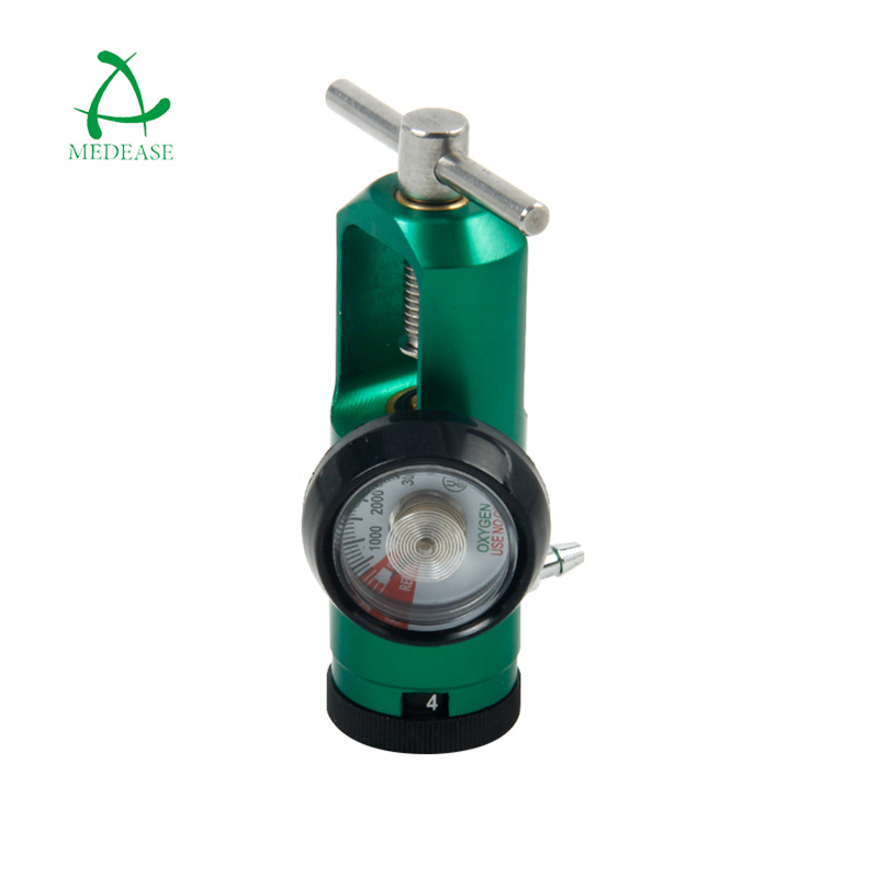 CGA870 Mini Medical Oxygen Regulator/Pin Indexed Yoke Inlet Cylinder Click Oxygen Regulator ...